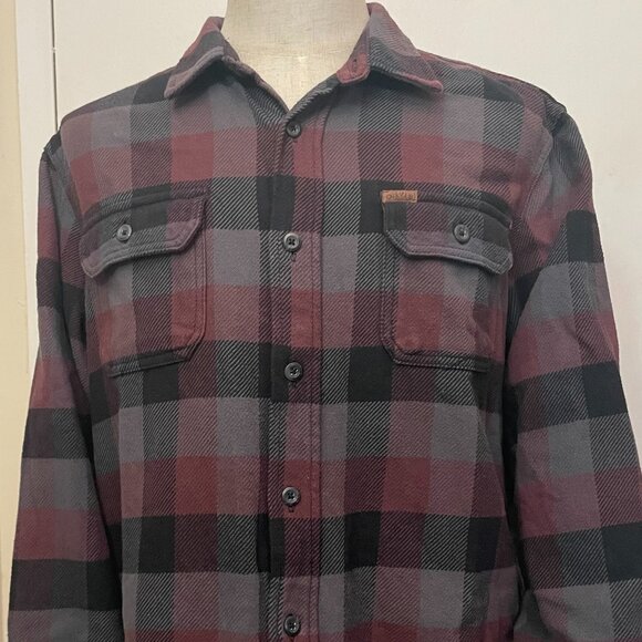 Orvis | Jackets & Coats | Orvis Mens Large Heavy Flannel Plaid Shacket ...